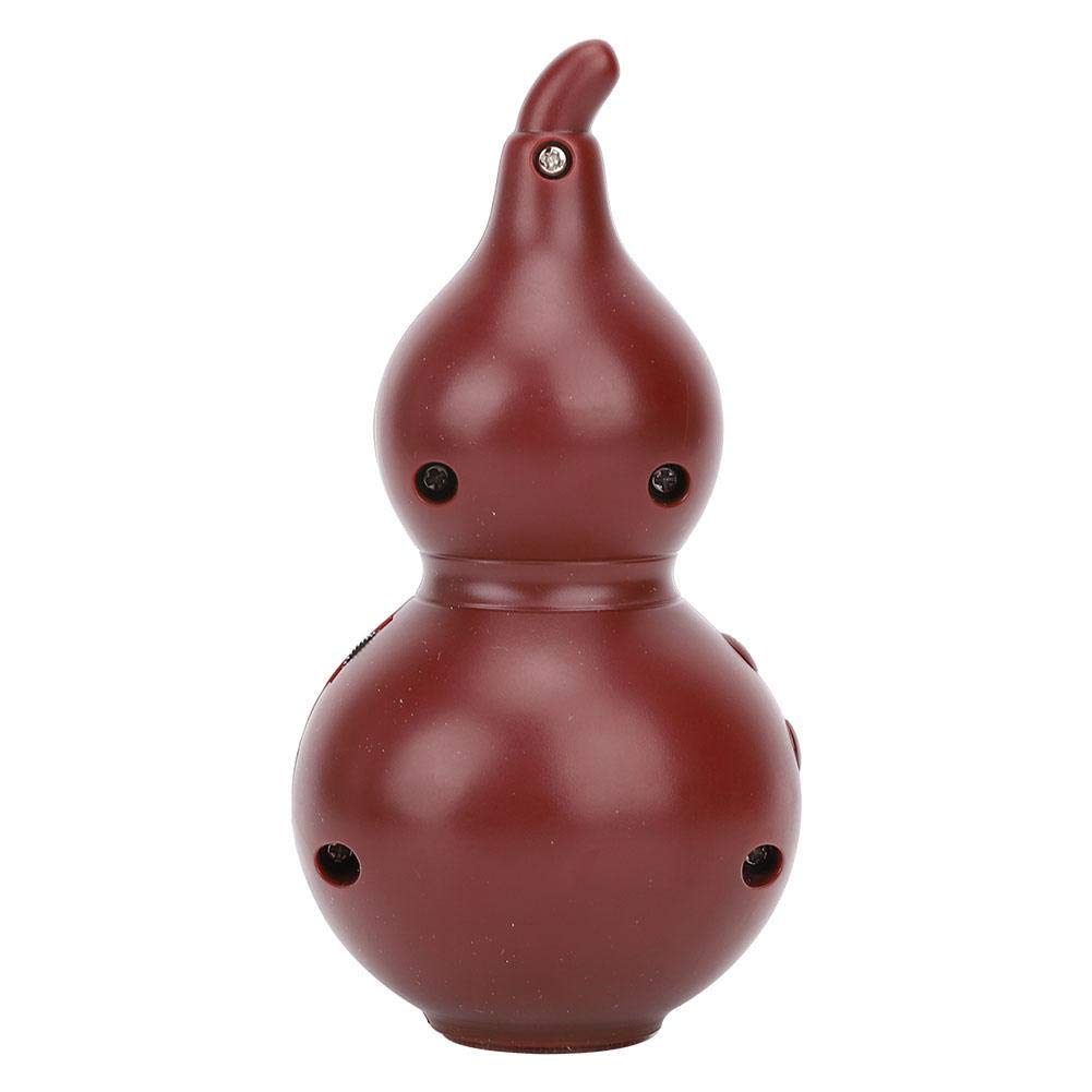 Prayer Machine, Exquisite 26 Songs Portable Gourd Shaped Buddha Music Player, Office Buddhist Temple for Home(red)