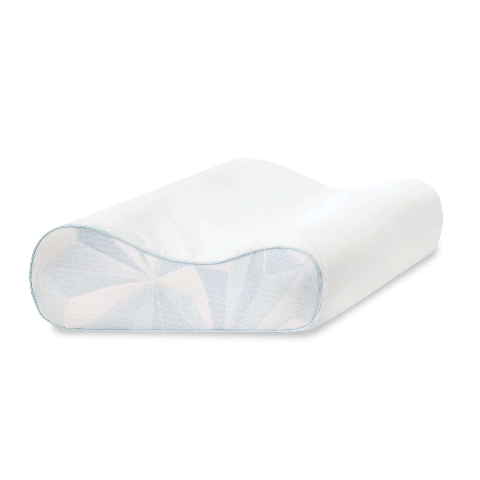 Serta Arctic 30x Cooling Oversized Contour Memory Foam Bed Pillow Powered by REACTEX, White