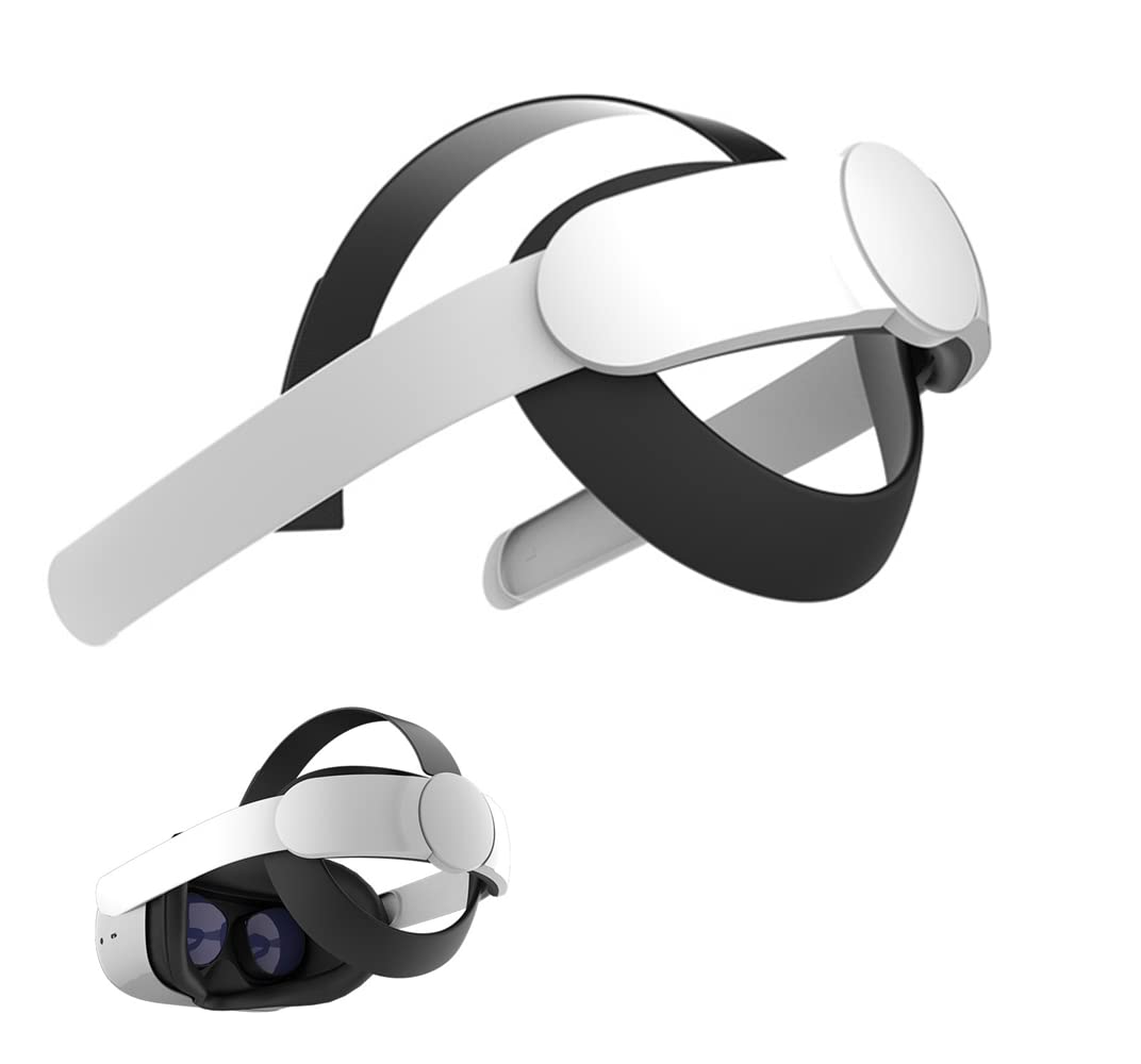 Upgrade Super Lightweight Headband Cushion VR Headsets Pressure-Relieving Fixing for Oculus Quest 2