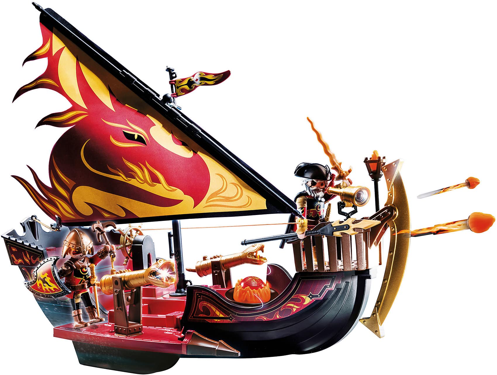 Playmobil Burnham Raiders Fire Ship
