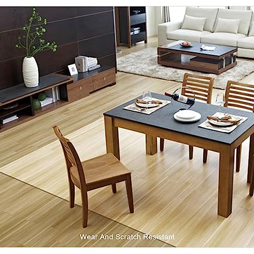 Office Chair Mat for Hard Floor,Plastic Floor Mat,Floor Protector Mat,47INX47IN,27.5INX55IN,23.6INX31.5IN,Transparent Anti-Slip,for Home and Office Use,0.02"/0.04"/0.06"/0.08"/0.12",Waterproof (Size