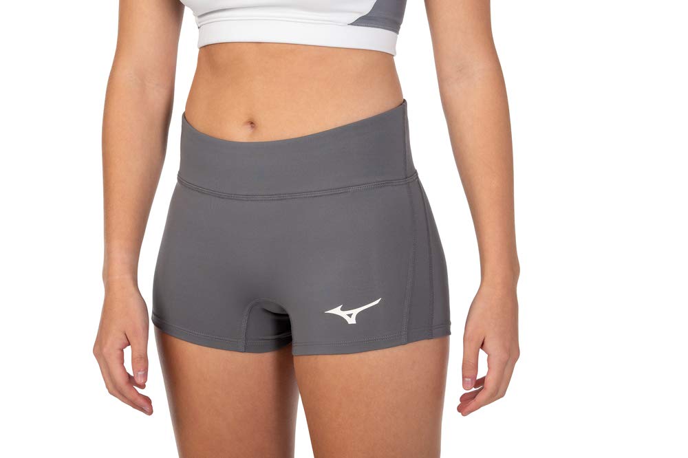 Mizuno Women's Apex 2.5" Inseam Volleyball Short, Quiet Shade, X-Small