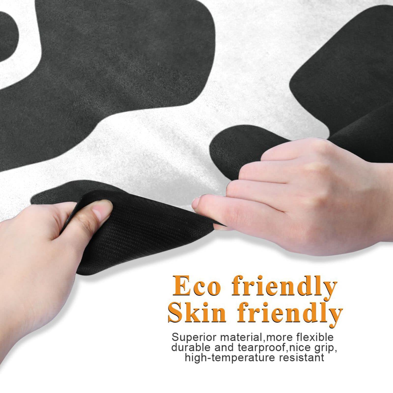 senya Cows Print Pattern Yoga Mat Cover, Non Slip Exercise Mat Cover High Performance Grip, Coming with Carry Bag(236na5a)