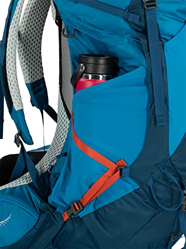 Osprey Atmos AG LT 65L Men's Backpacking Backpack, Scenic Valley/Green Peppercorn, Small/Medium