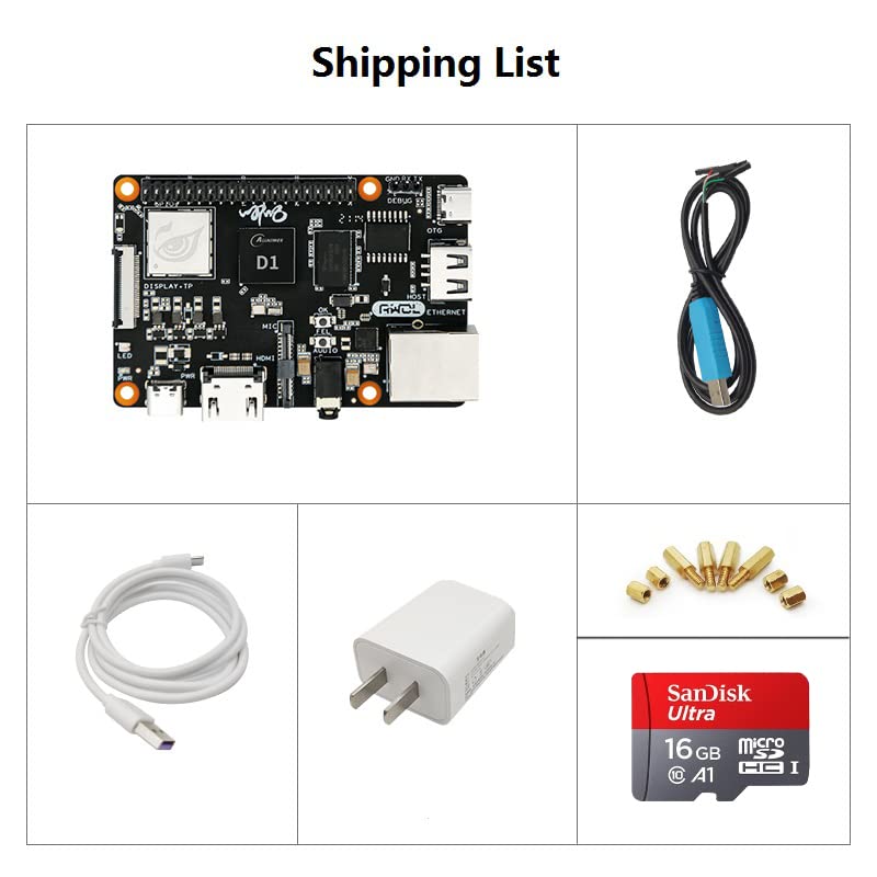 youyeetoo Lichee RV Dock Allwinner D1 Development Board RISC-V Linux HDMI 4k@30Hz USB 512MB WIFI Starter Kit for Industry || Business || Education
