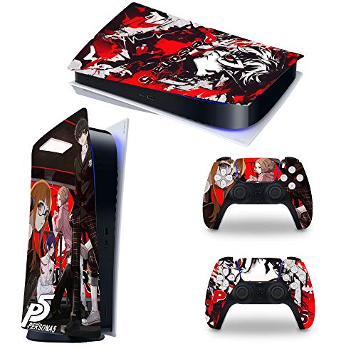 Playstation 5 Digital Edition Skin Set – School Hunter - HD Printing Vinyl Skin Cover Protective for PS5 Digital Edition Console and 2 PS5 Digital Edition Controller