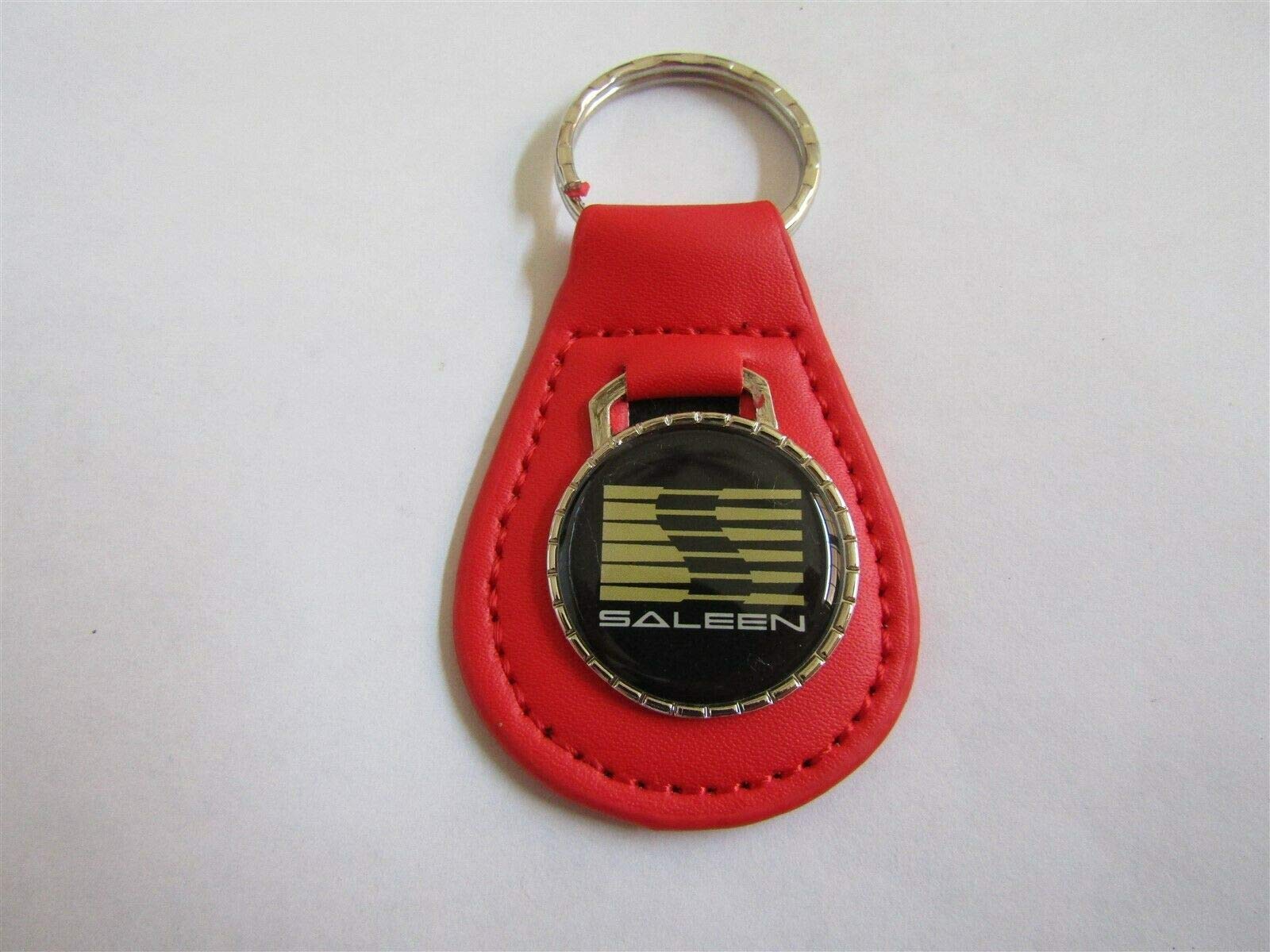 SALEEN S281 S302 H302 PARNELLI CHALLENGER GOLD LOGO KEYCHAIN - RED