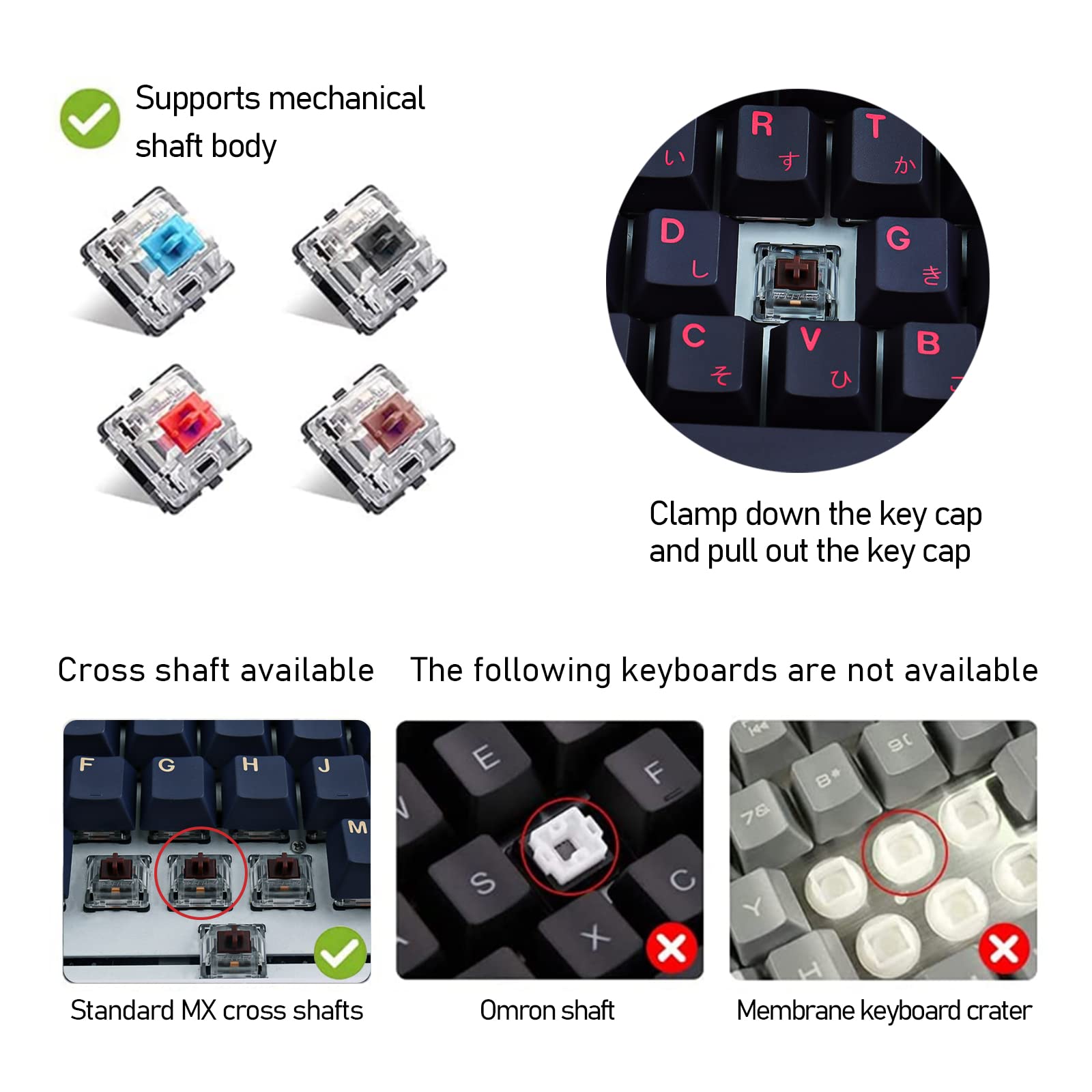 PBT Keycaps 129 Keys Dye-Sublimation Cherry Profile Keycaps Red Dragon Keycaps for Cherry Gateron Mx Switches Mechanical Gaming Keyboard