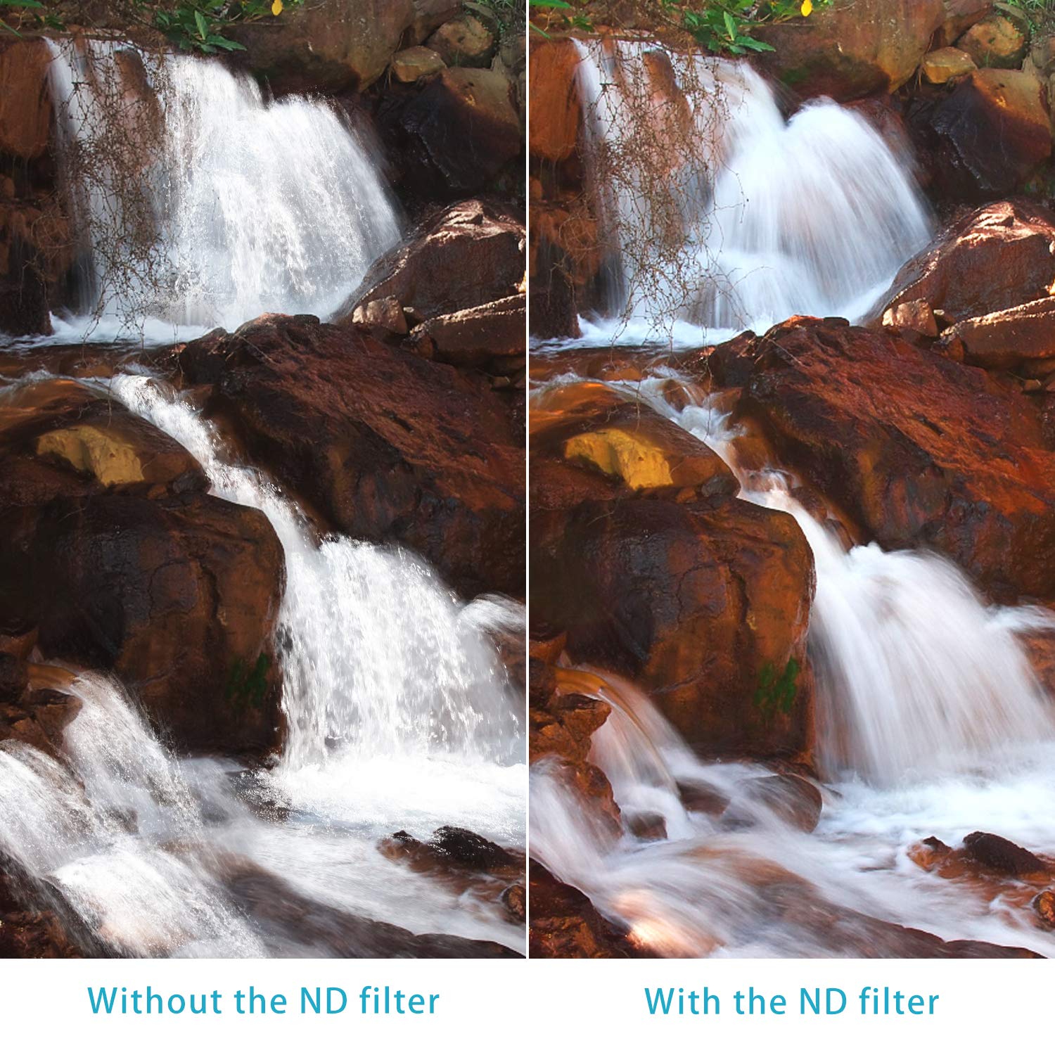Neewer 77mm MRC ND Filter, Variable Neutral Density Adjustable ND Filter ND2 to ND400, Multi-Layer Coated Optical Glass, Water-Repellent & Scratch-Resistant Ultra-Slim Filter for 77mm Camera Lens