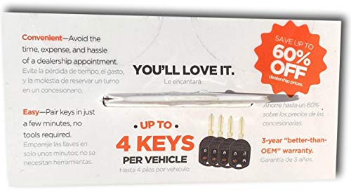 Simple Key Programmer Bundle with Key(s) and Cord - Designed for Ford and Lincoln Vehicles: Program Key Yourself