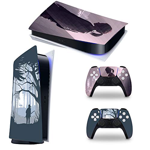 PlayStation 5 Skin Set – Military game - HD Printing Vinyl Skin Cover Protective for PS5 Standard Edition Console and 2 PS5 Standard Edition Controller