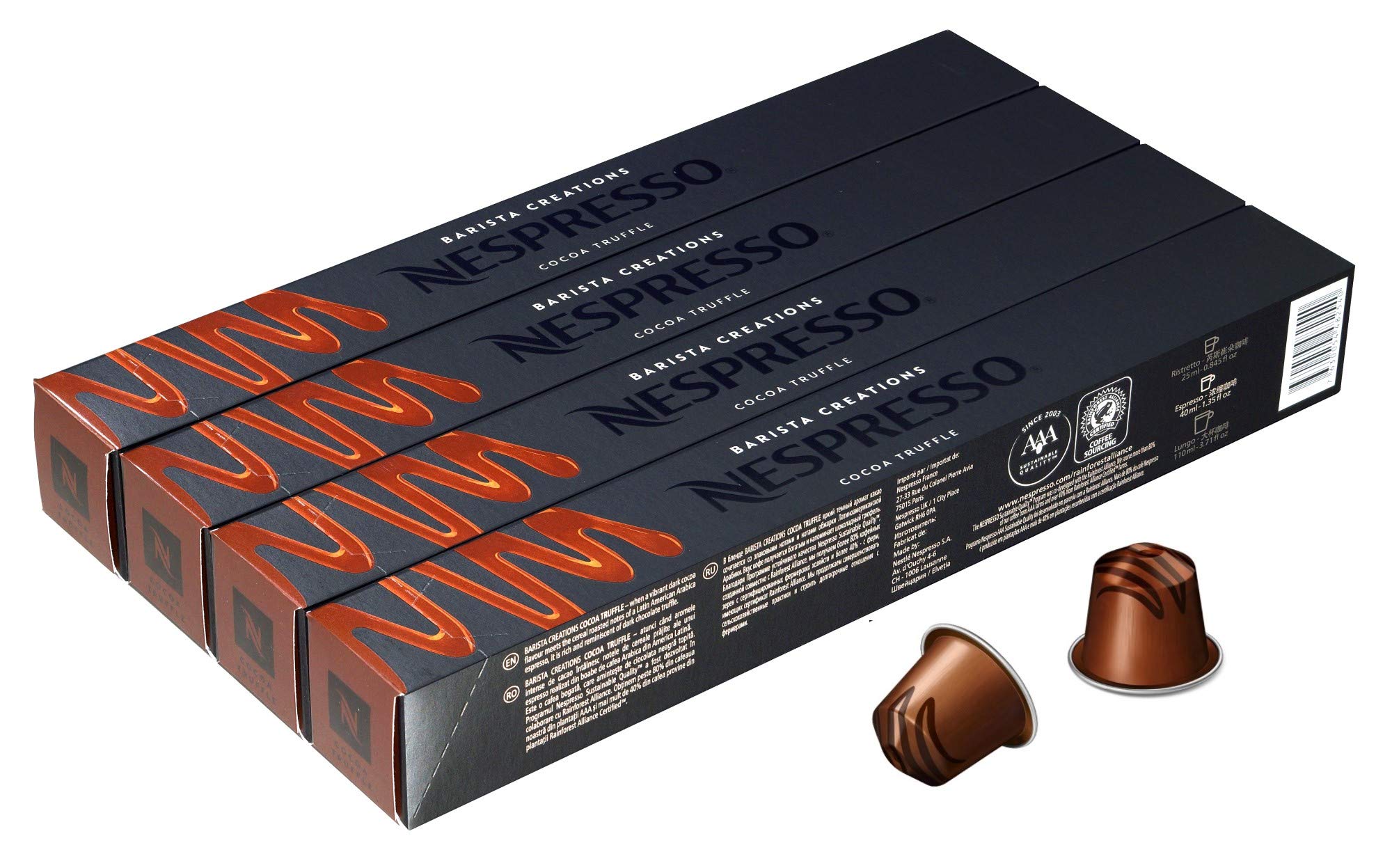 Nespresso OriginalLine (European Version) Barista Creations: Cocoa Truffle, 40 Capsules