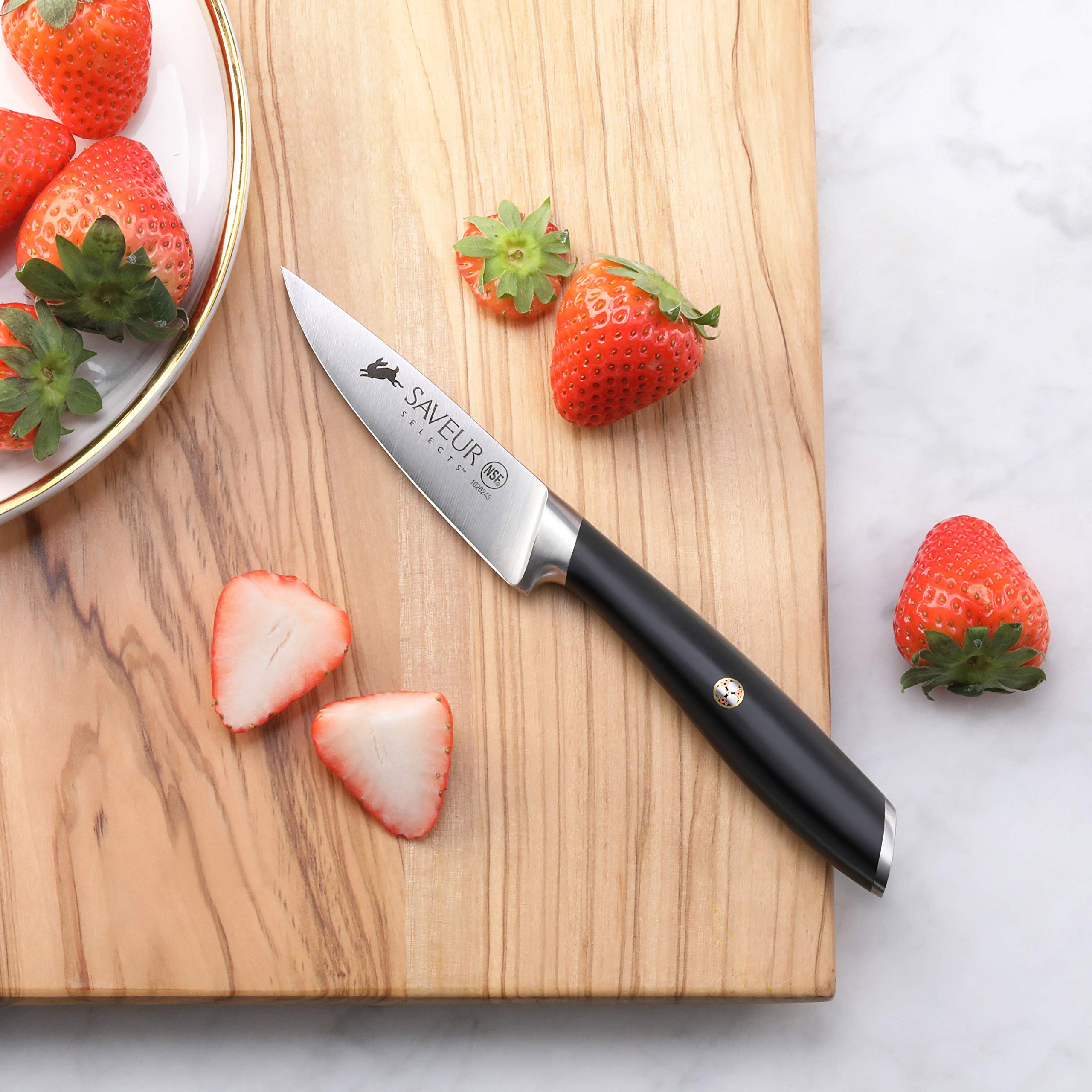 SAVEUR SELECTS 1026245 German Steel Forged 3.5" Paring Knife