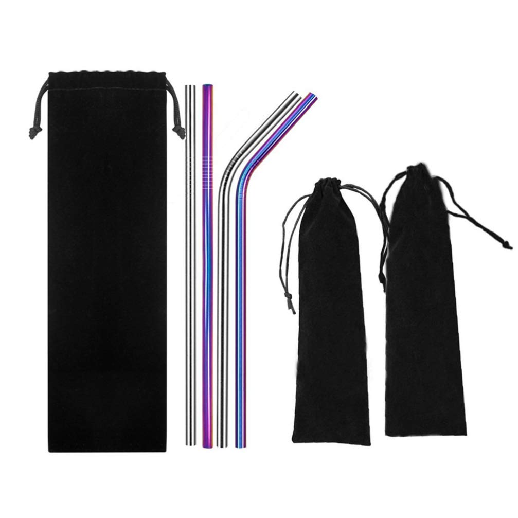 Straw Carrying Case, Straw Pouch, Safety and Reusable Straw Case, Travel Bag for Drinking Straws/Utensil/Chopsticks (9.6 x 3 Inch)