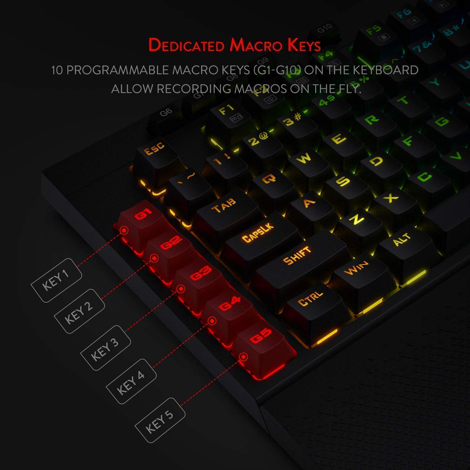 Redragon K596 Wireless Mechanical Gaming Keyboard M686 Wireless Gaming Mouse Bundle