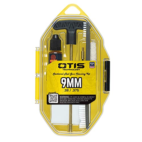 Otis .38 cal/9mm/.357 Pistol Cleaning Kit with Brass Rod
