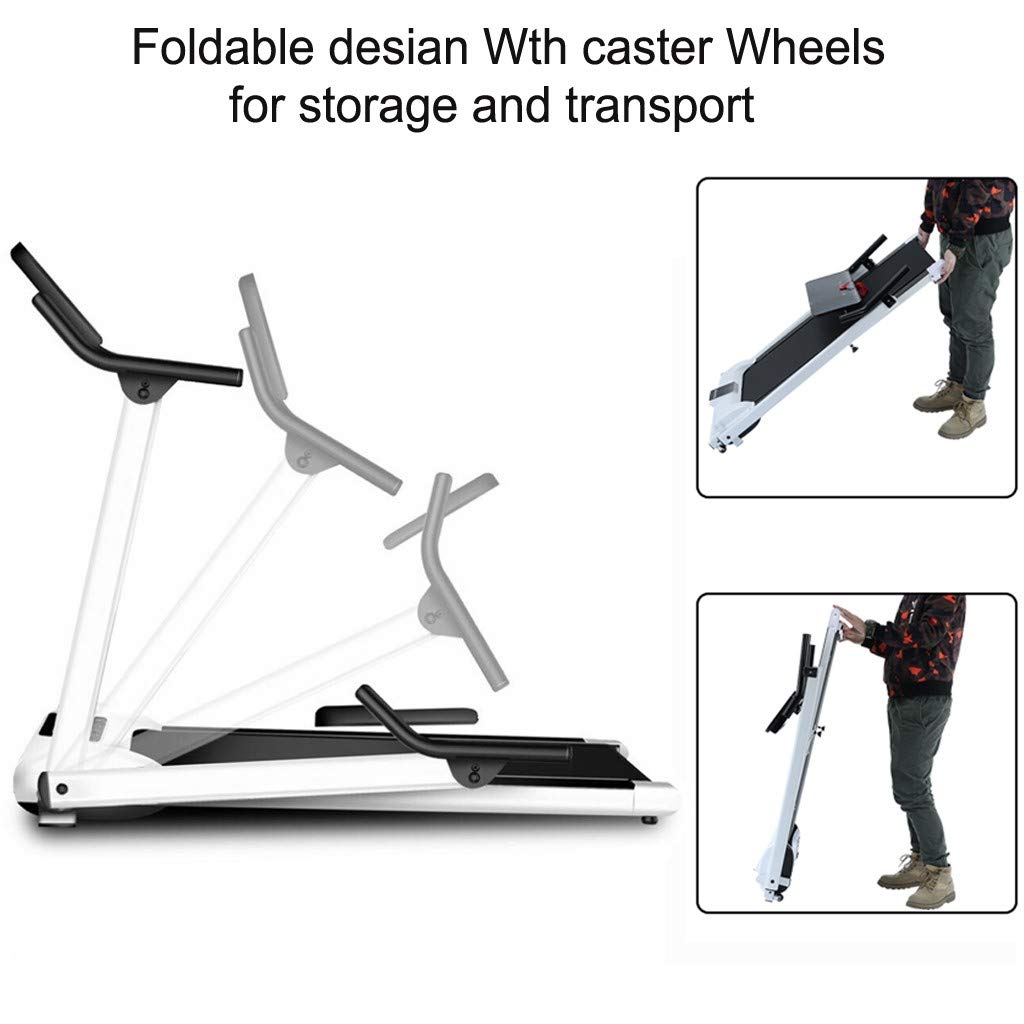 Ongmies New Folding Electric Treadmill Motorised Portable Running Machine Household Electric Treadmill Workout