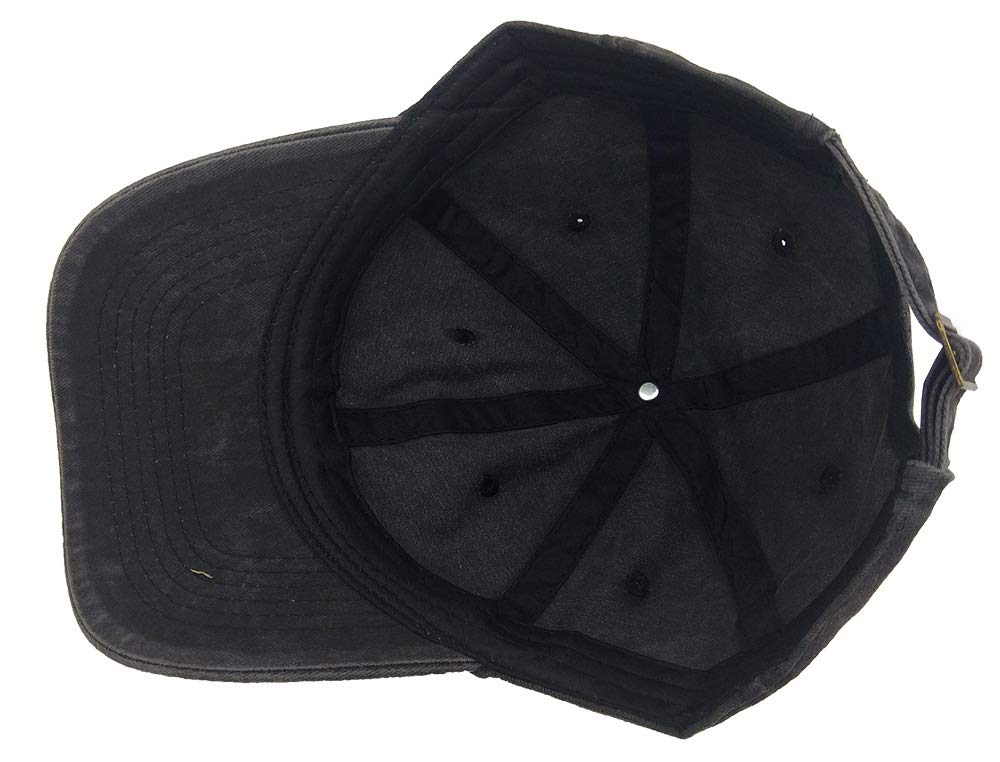 OASCUVER Lake Hair Don't Care Hat, Distressed Cotton Adjustable Lake Life Baseball Cap for Men Women