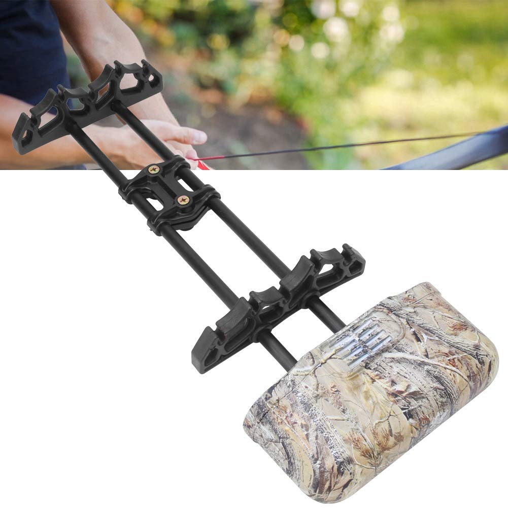 Nunafey ABS 5 Pcs Arrow Quiver, Arrow Quiver Holder, for Archery Archery Supply Arrow Storage Easy to Install(Camouflage)