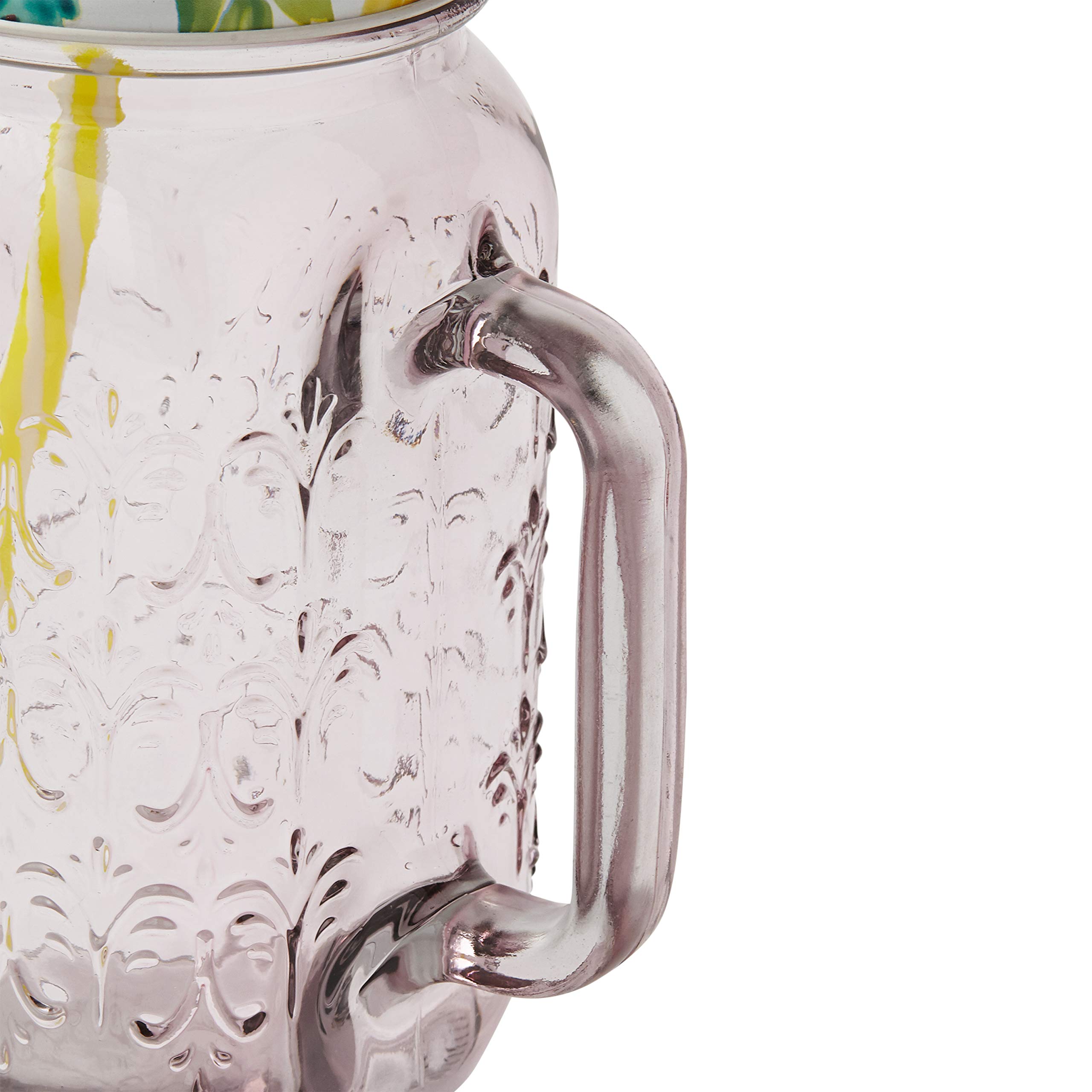 The PioneerWoman Sunny Day Mason Jar Drinking Glass With Lid, 32oz