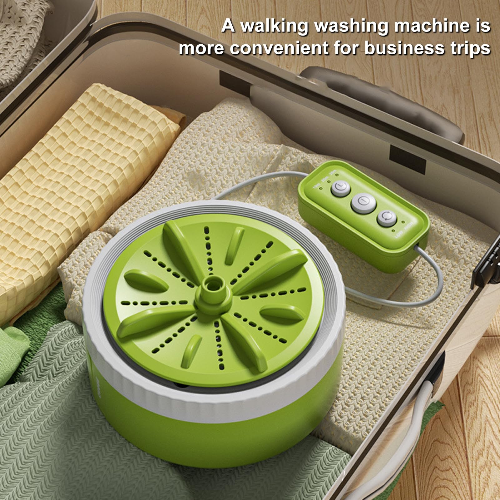 Portable Washing Machine Mini Washing Machine Portable Washer Mini Washer Travel Washing Machine USB Powered 3 Timing Modes Underwear Socks Cleaning Mini Portable Washer for Travel Business Trip Oran