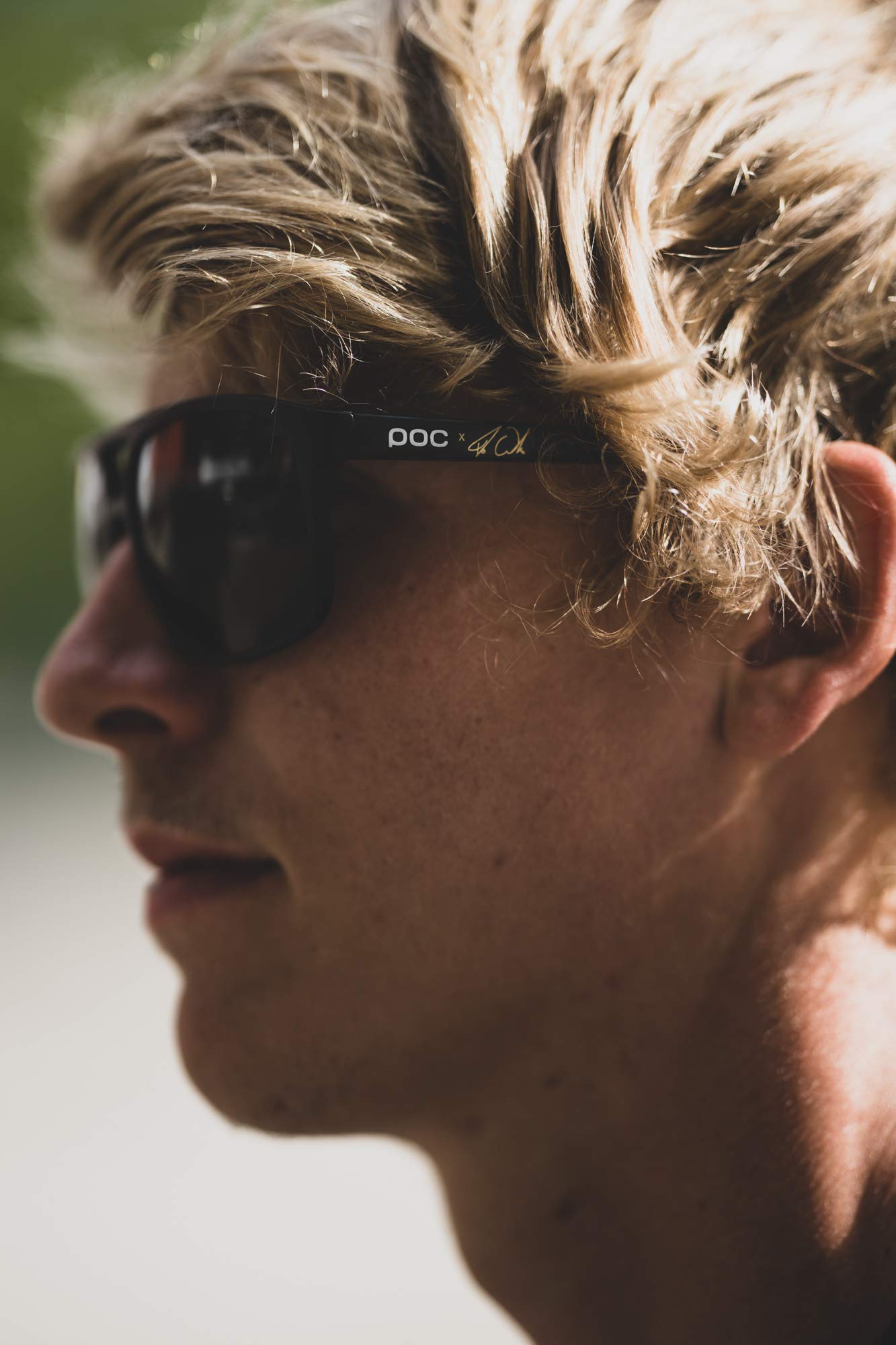 POC, Will Fabio Edition Sunglasses, Uranium Black Matt/Gold, GRE