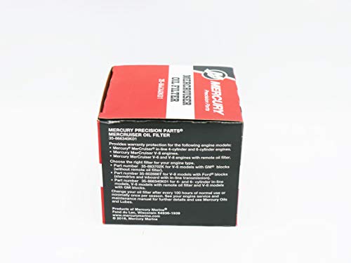 MERCURY Marine Mercruiser Oil Filter 3.0L 4.3L V6 5.7 350 V8 35-866340K01
