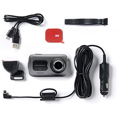 Nextbase 622GW Dash Cam Full 4K/30fps UHD Recording in Car DVR Camera- 140° Front- Wi-Fi, GPS, Bluetooth- Super Slow Motion @ 120fps- Image Stabilisation- what3words- Night Vision- Alexa Built-in