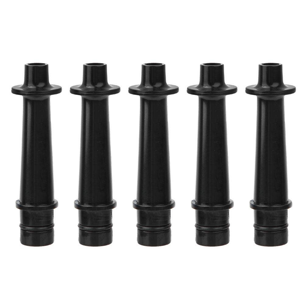 Pack of 5 Melodica Short Tube Plastic Melodica Mouthpiece Compatible with 37-key Pianica Melodica