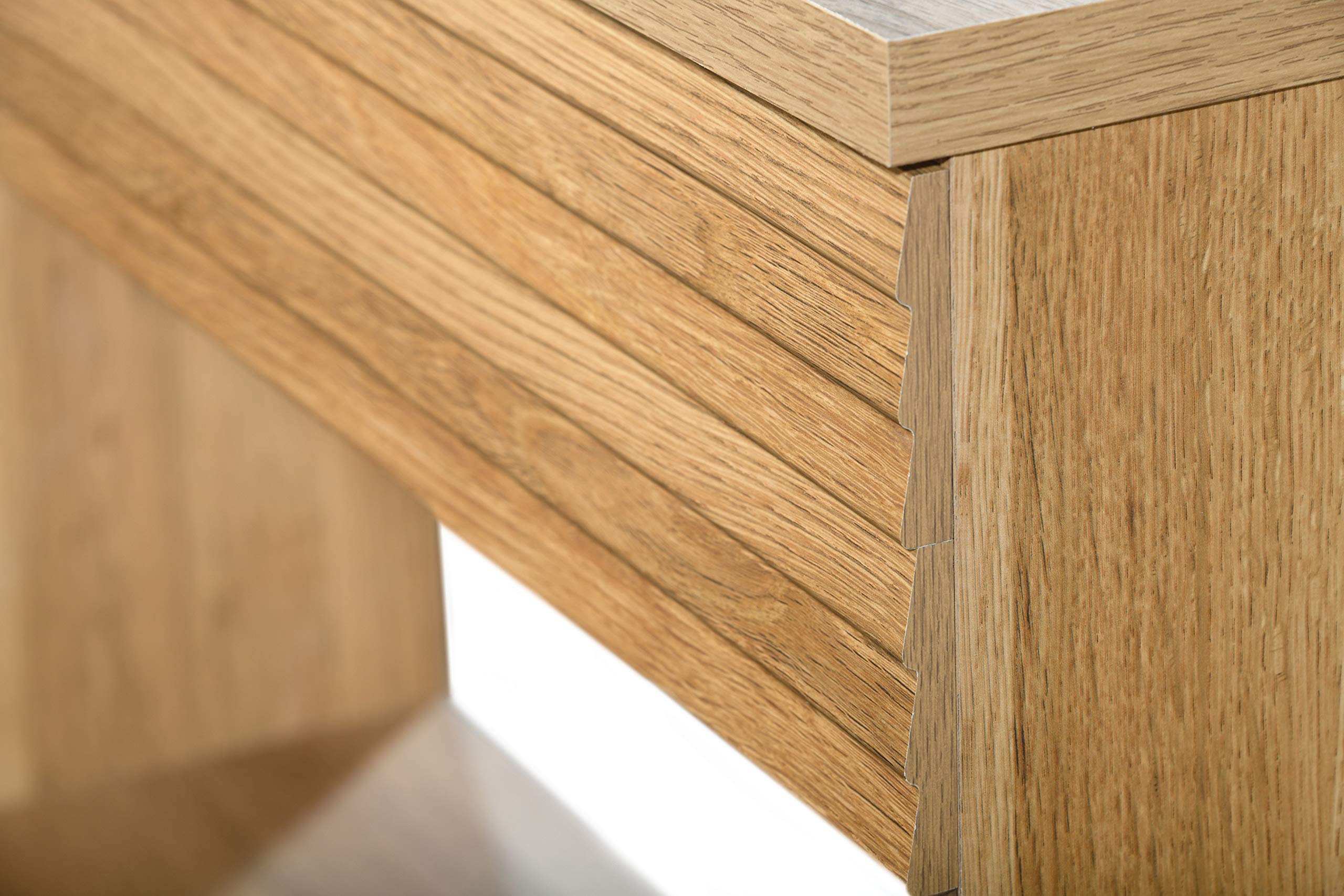 Project 62 Cliffmay Slat Media Stand Light Oak Brown