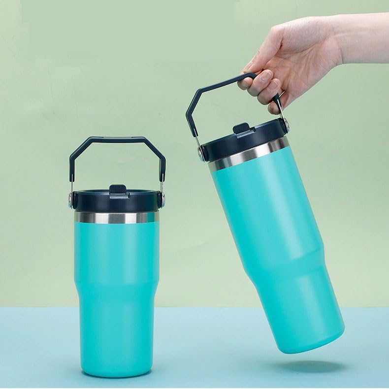 NETRIWOW Replacement Flip Tumbler Lid for Stanley 20oz And 30oz IceFlow Flip Tumbler(Sky Blue)
