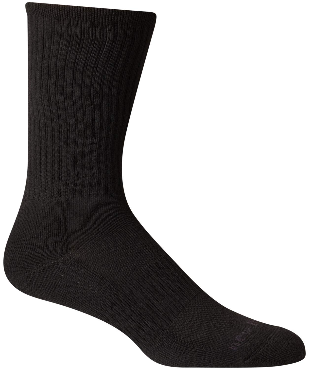 New Balance Men's Athletic Arch Cushion Comfort Crew Socks (5 Pack), Size 4-10, White Old