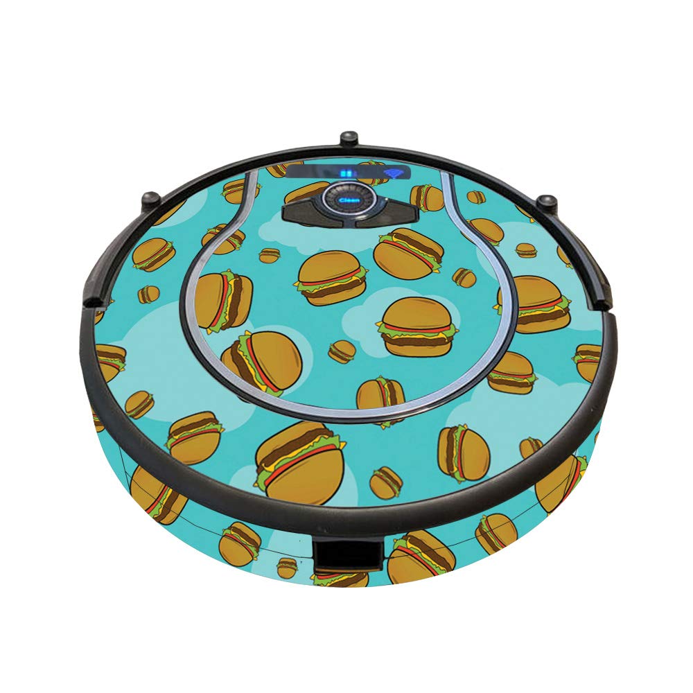 MightySkins Skin Compatible with Shark Ion Robot 750 Vacuum - Burger Heaven | Protective, Durable, and Unique Vinyl Decal wrap Cover | Easy to Apply, Remove, and Change Styles | Made in The USA