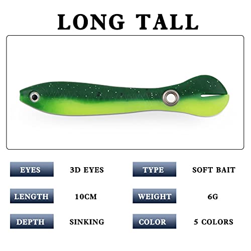 Soft Bionic Lure,Powerful Bionic Lure,Lure Fishing Tackle,Outdoor Fishing Lure 10cm/3.9in