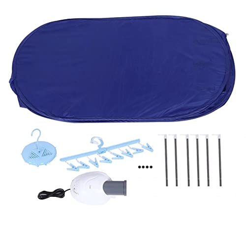 Portable Electric Clothes Dryer Multifunction 800W Travel Folding Warm Air Cloth Drying Bag Heater