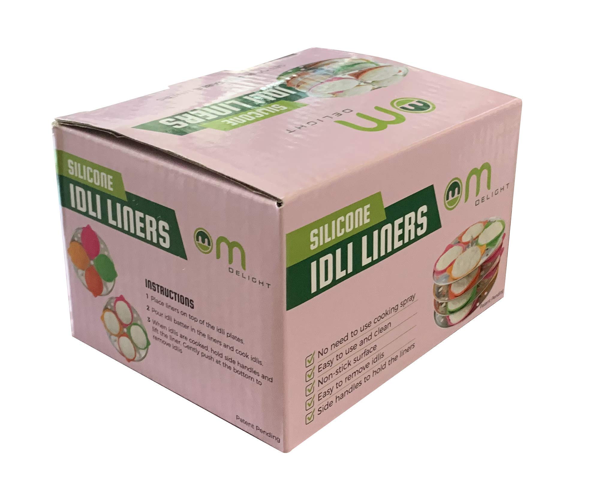 Silicone Idli Liners, Set of 16