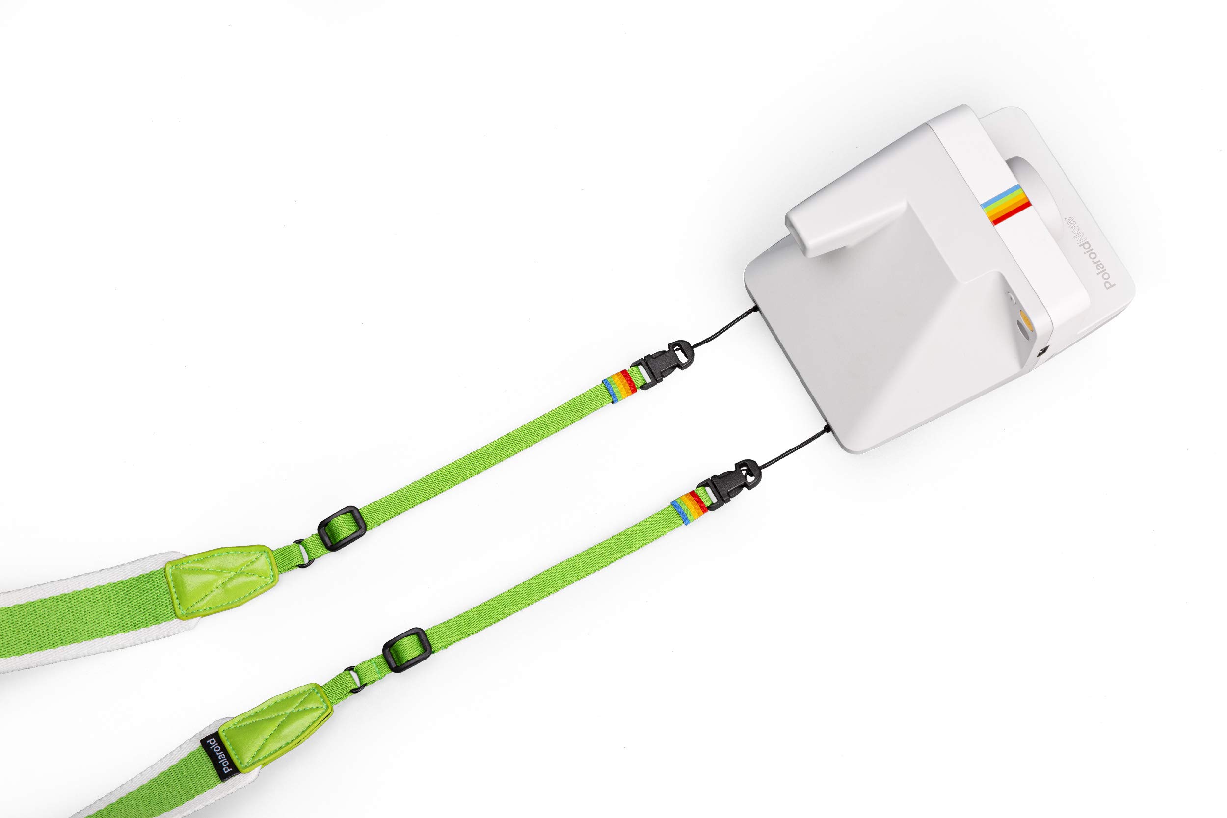 Polaroid Camera Strap Flat – Blue Stripe