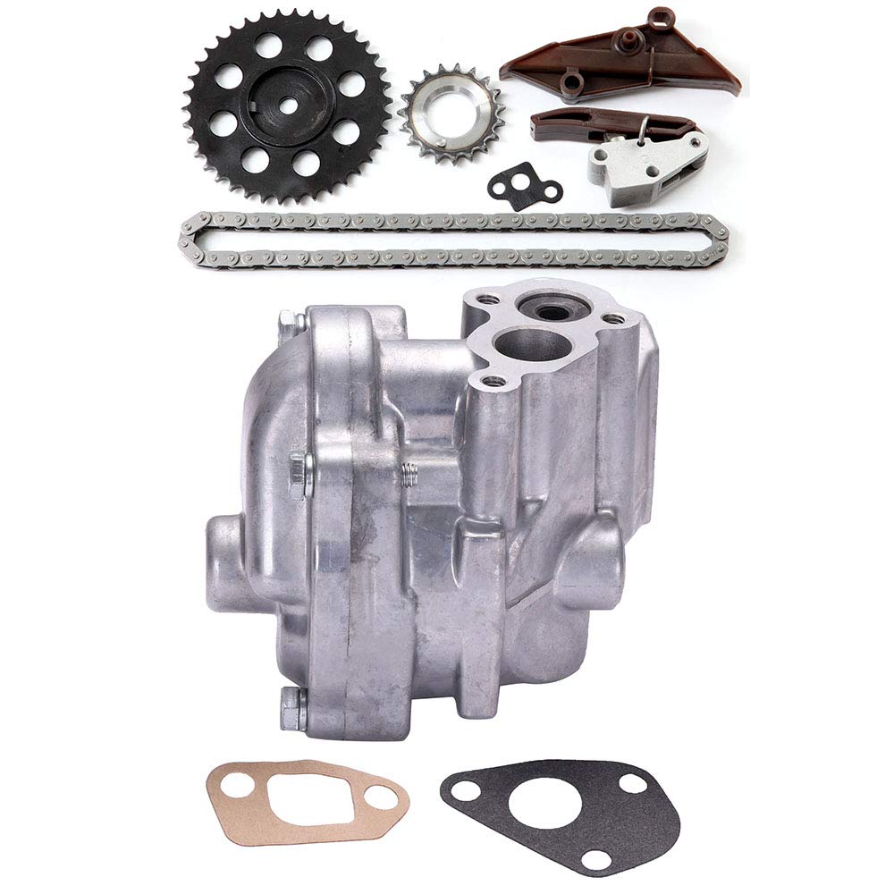 OCPTY Timing Chain Kit Oil Pump Fit for 1990-1994 for Ford Aerostar, 1994 for Mazda B4000