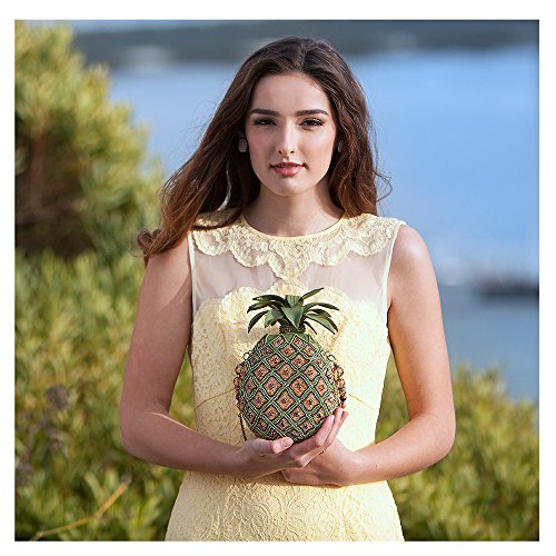 Mary Frances Womens Pineapple Punch Gold/Green One Size