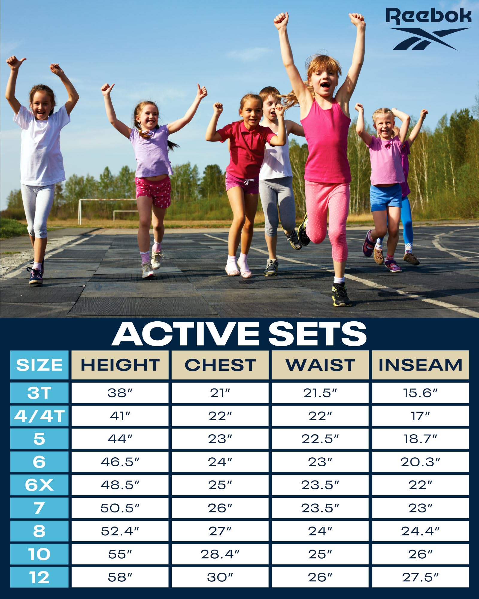 Reebok Girls' Jogger Set - 2 Piece Hoodie Sweatshirt and Sweatpants Sweatsuit (Size 4-12), Size 8, Neon Melon