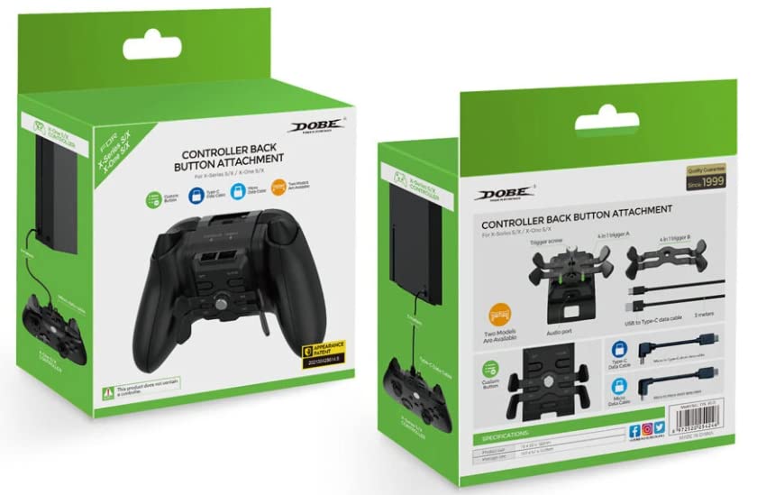 Thunder Tech Gaming Controller Attachment//Compatible with X1-Series contollers//ABXY/LR/Directional Buttons//Plug n Play//Easy to Install//