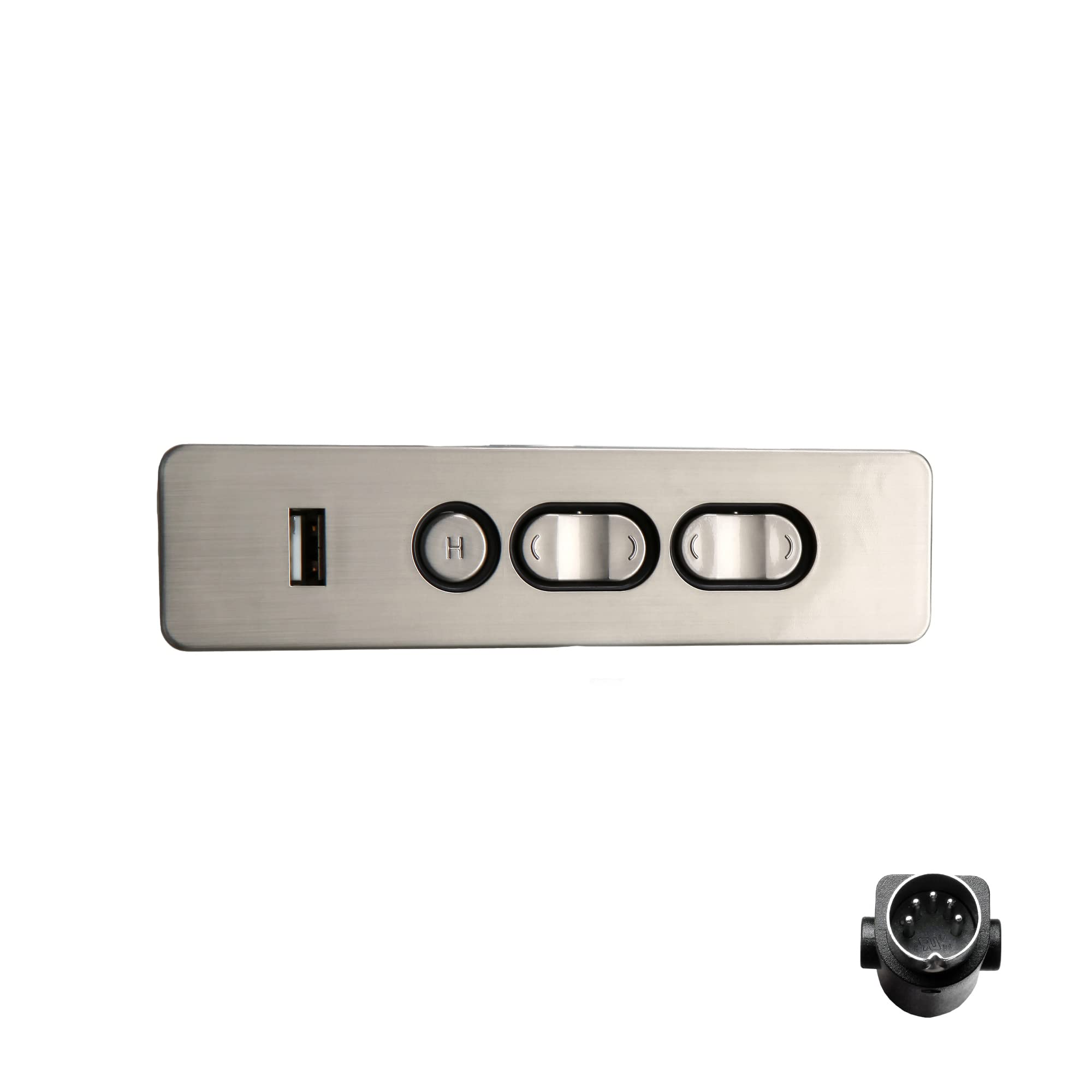 Power Recliner Lift Chair Electric Sofa 5 Button 5 Male Pin 2 Female Pin Hand Control Replacement with USB
