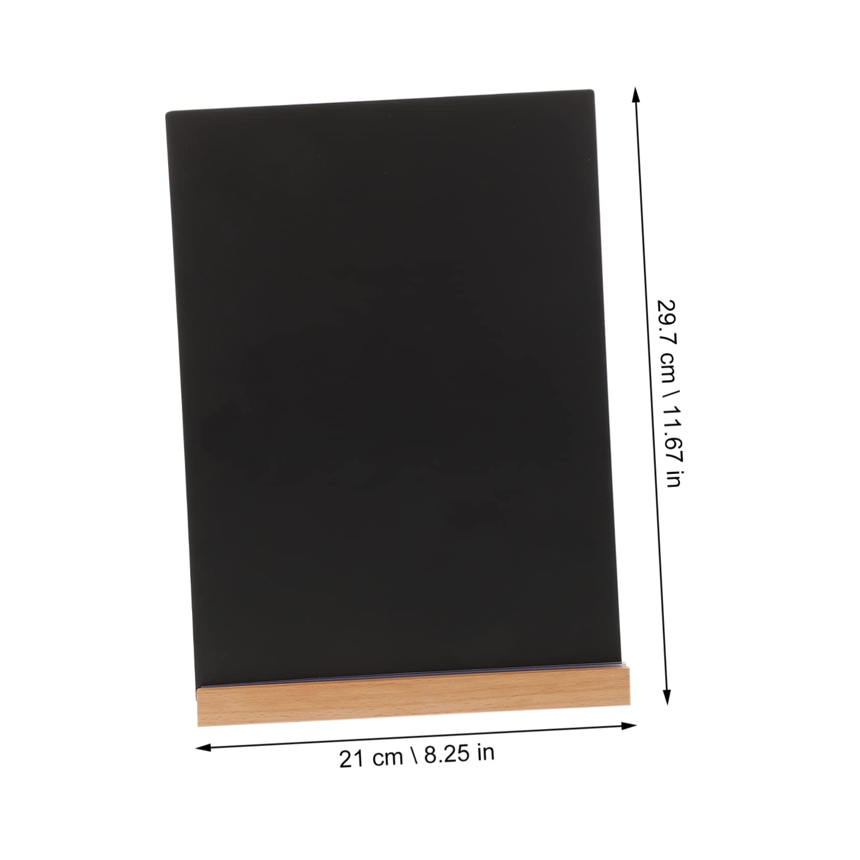Operitacx Chalk Board Sign Board 1 Set Signature Card Tabletop Chalkboard Stand Tabletop Blackboard Pantry Labels Wedding Table Decor Mini Chalkboard Signs Erasable Small Desktop Acrylic