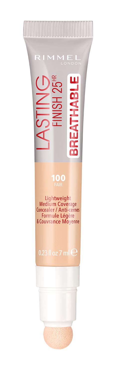 Rimmel Lasting Finish Breathable Concealer, Fair, 0.23 Fl Oz, Pack of 2
