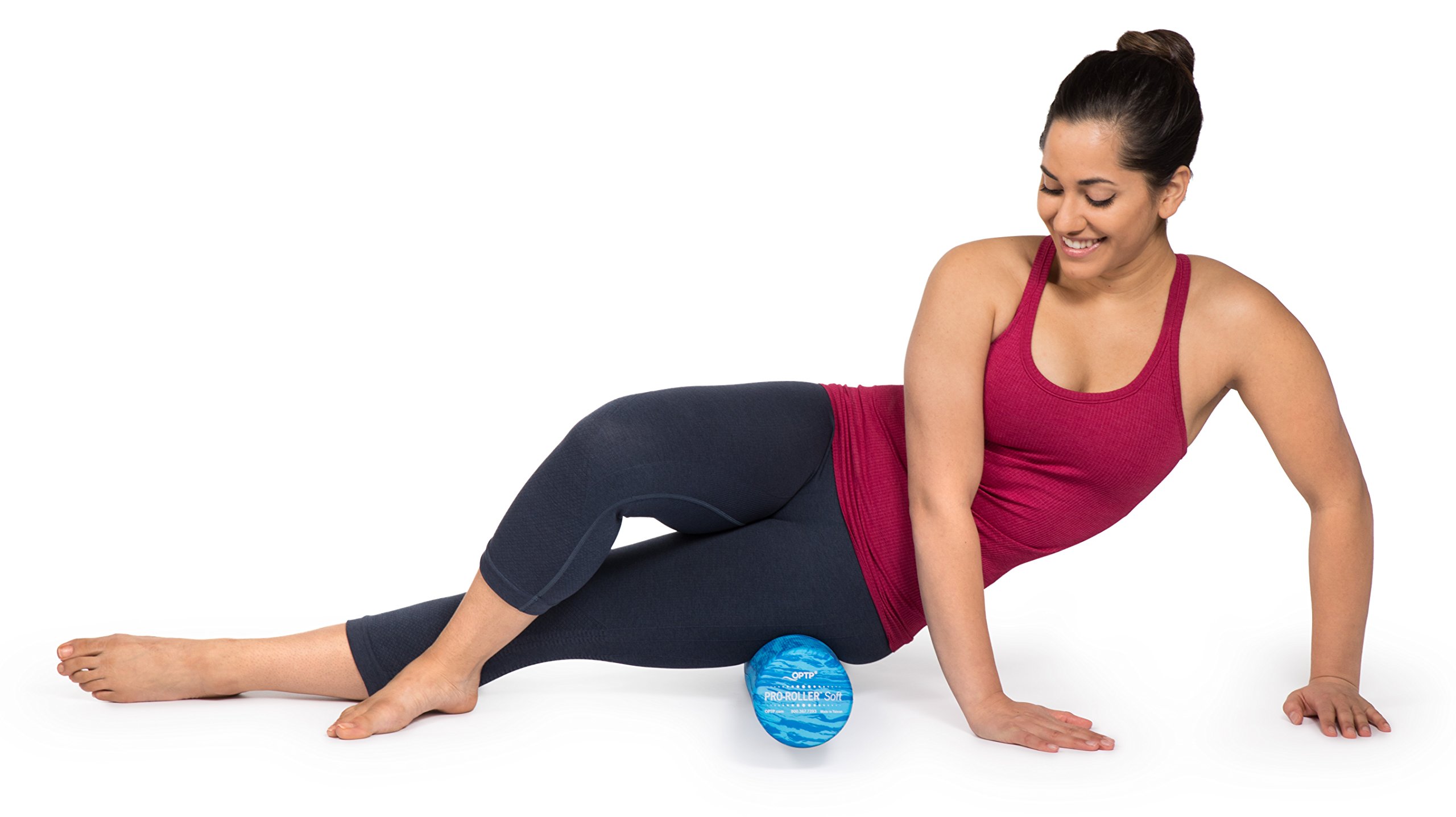 OPTP PRO-Roller Foam Roller 36" x 4" β Standard Density or Soft Foam Roller for Physical Therapy, Pilates Foam Roller and Yoga Foam Roll Exercises, and Muscle Recovery - Soft Density 36" x 4"