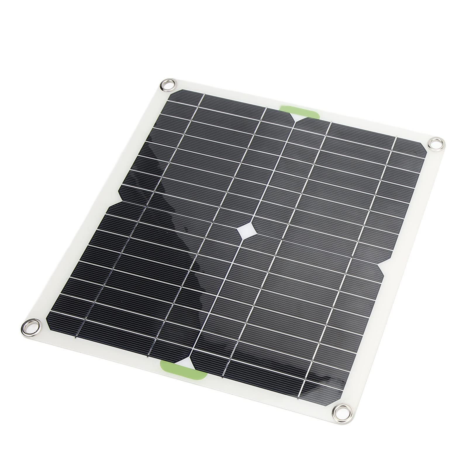 Portable Solar Panel Kit - 200W 12V Monocrystalline Solar Panel Kit, IP65 Waterproof Solar Battery with Battery Clip, Cigarette Lighter Wire, 10 in 1 USB Harness