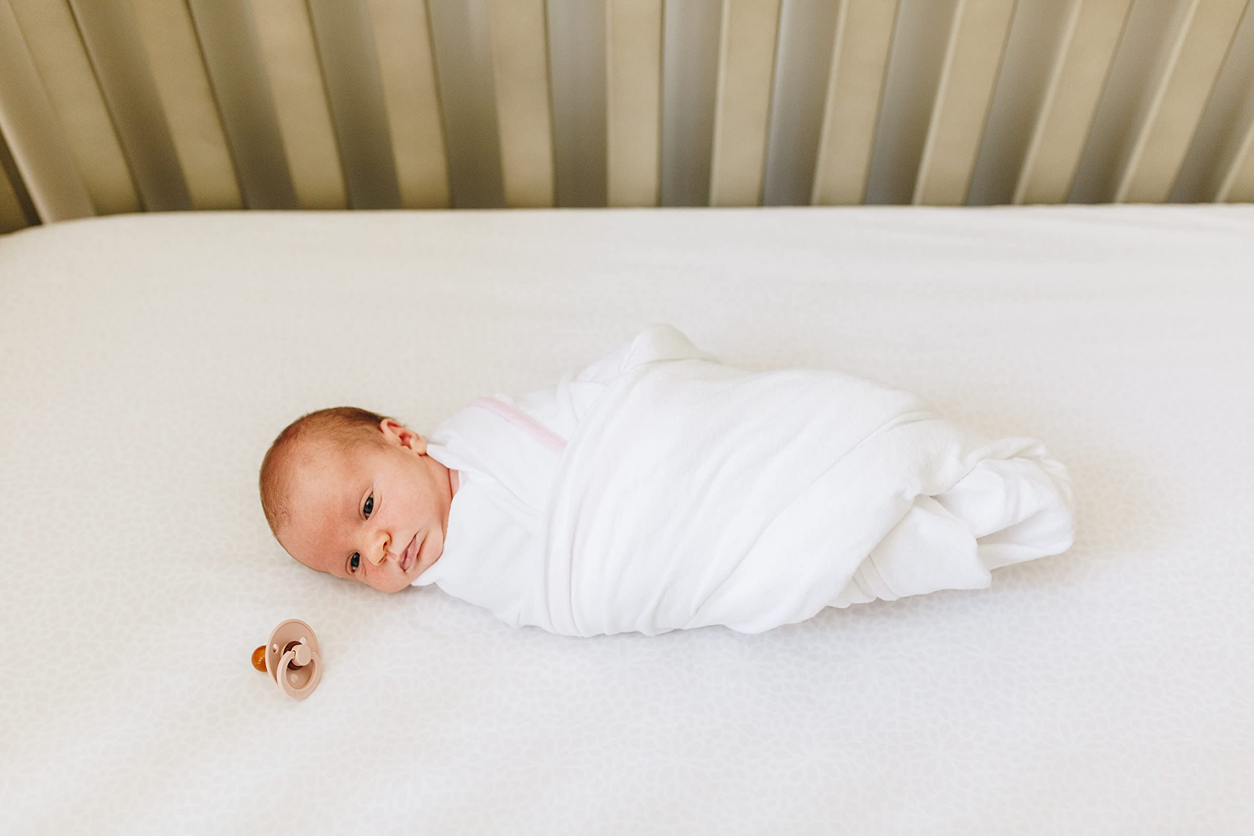 MOMS ON CALL Baby & Newborn Swaddle Blanket | 0-3 Months | Nursery Baby Gift | 48 X 48 Inch | 100% Cotton | French Grey