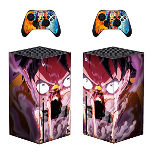 Pirate King Decals Stickers Full Set Faceplate Skin for X-box-One-Series X Protection Kit by KAJAL MANI