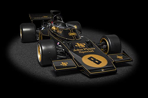 Pocher Lotus 72D John Player Special Emerson Fittipaldi 1972 British Grand Prix 1:8 Scale Diecast Model Kit HK114