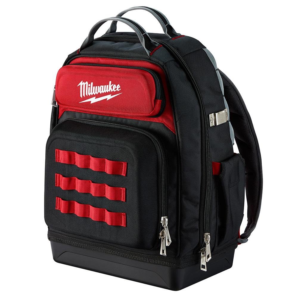Milwaukee Ultimate Jobsite Backpack,Constructed of 1680D Ballistic Materials,with 48 Total Pockets, 5X More Durable and 2X More Padding, unsurpassed Comfort and Jobsite Performance!